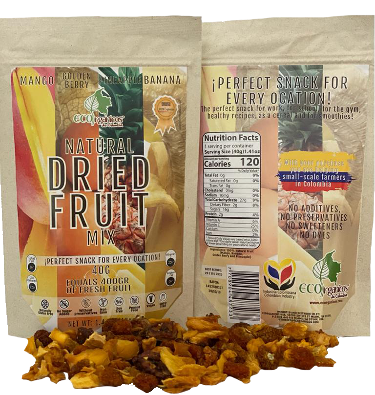 FRUTAS DESHIDRATADAS – Ecorganicos de Colombia